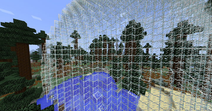 Domed World 50x50 Minecraft Map