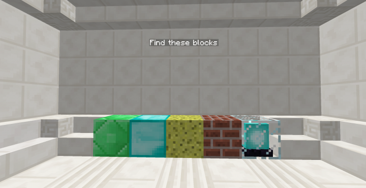FInd the block Minecraft Map