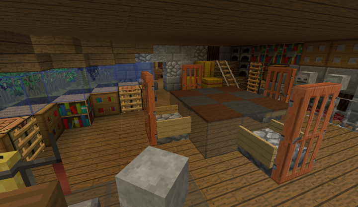 Medieval old School / wizard school Minecraft Map