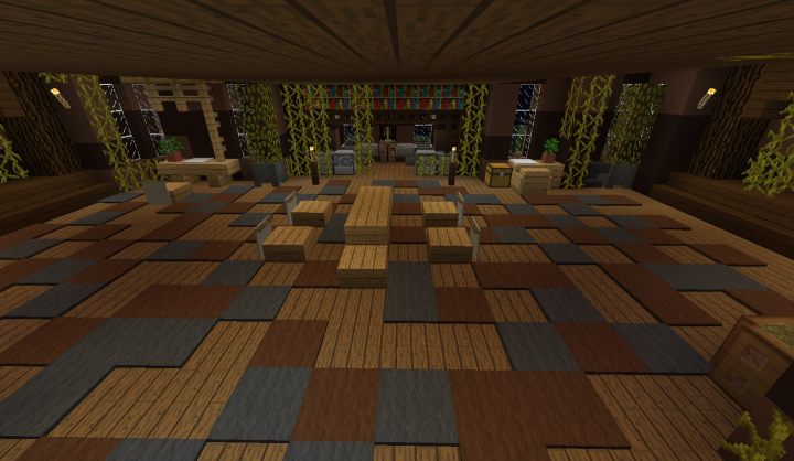 Medieval old School / wizard school Minecraft Map