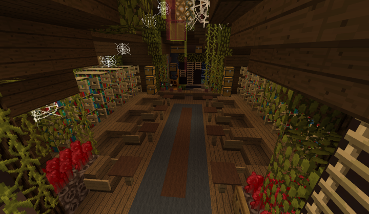 Medieval old School / wizard school Minecraft Map
