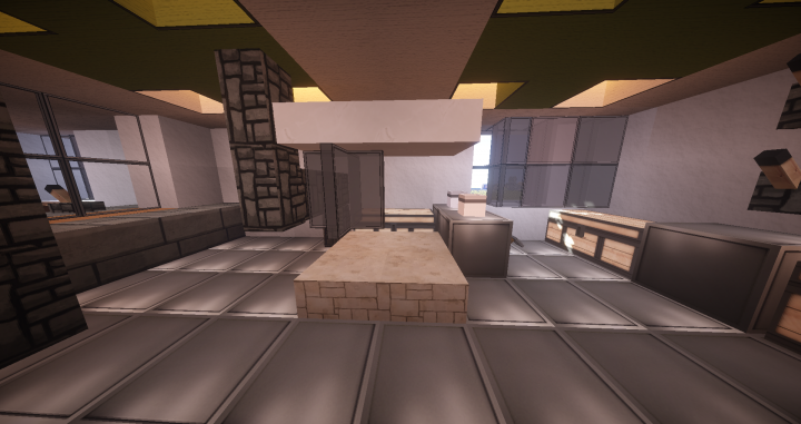 60`s style Hospital - NewPortCityProject...with download Minecraft Map