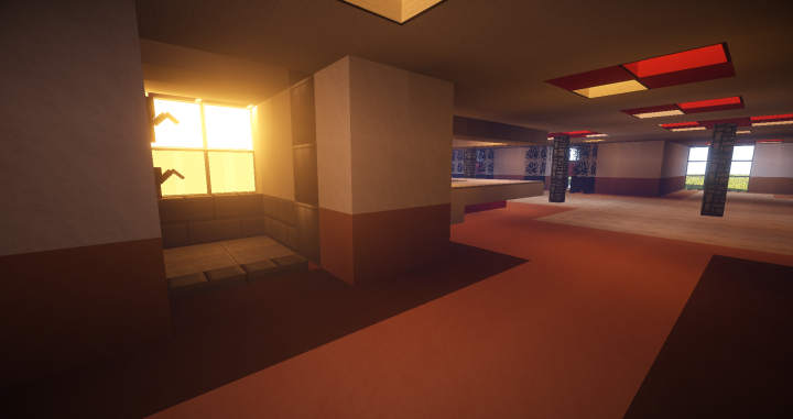 60`s style Hospital - NewPortCityProject...with download Minecraft Map