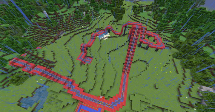 Superman Coaster Minecraft Map