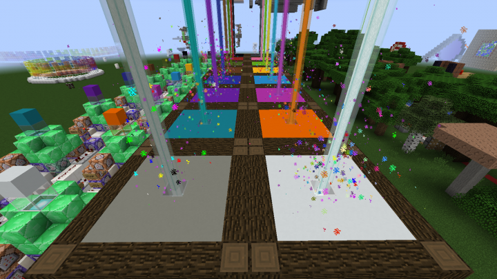 Color Coded Teleporters | Command Block creation Minecraft Map