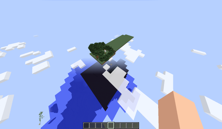 Skyblock First version Minecraft Map