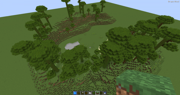 A Jungle Type Spawn Minecraft Map