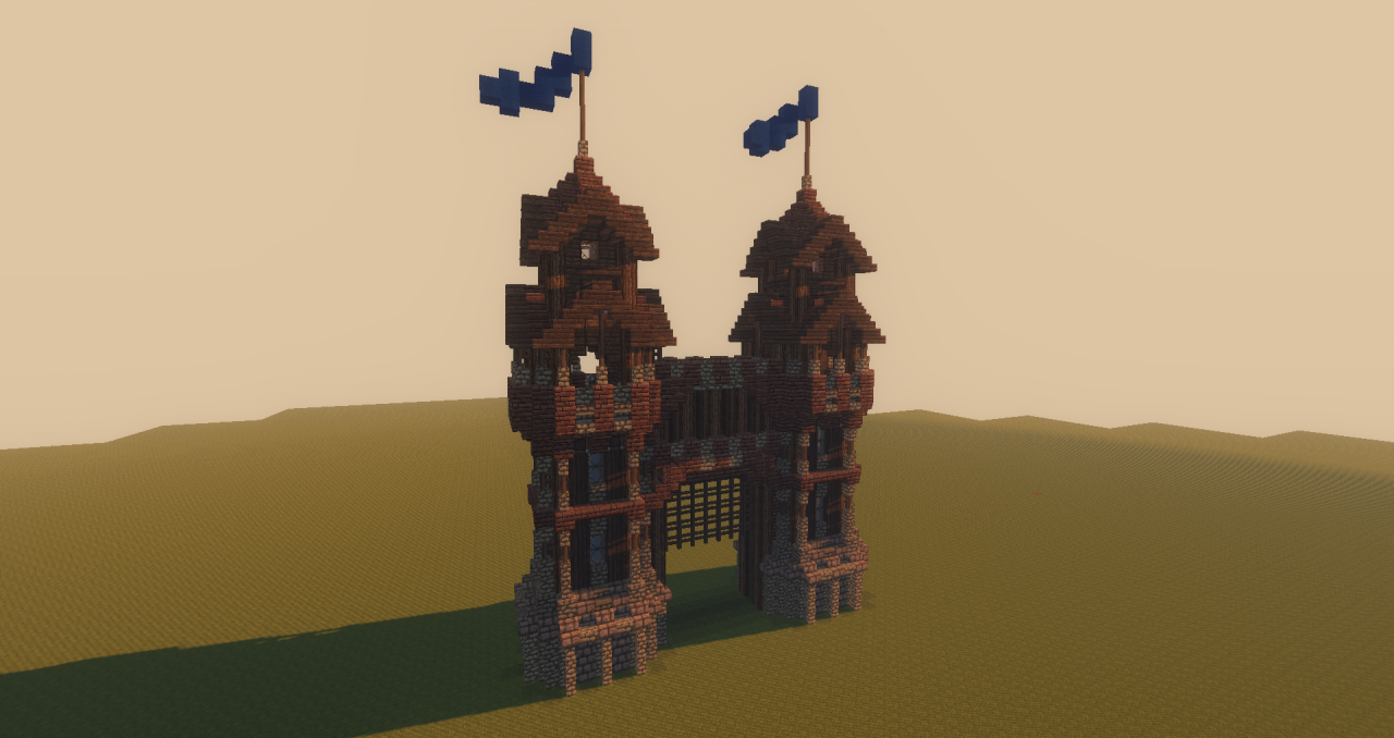 Medieval Gatehouse Minecraft Map