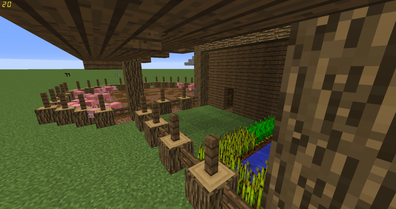 Blue Builds Rustic House Minecraft Map