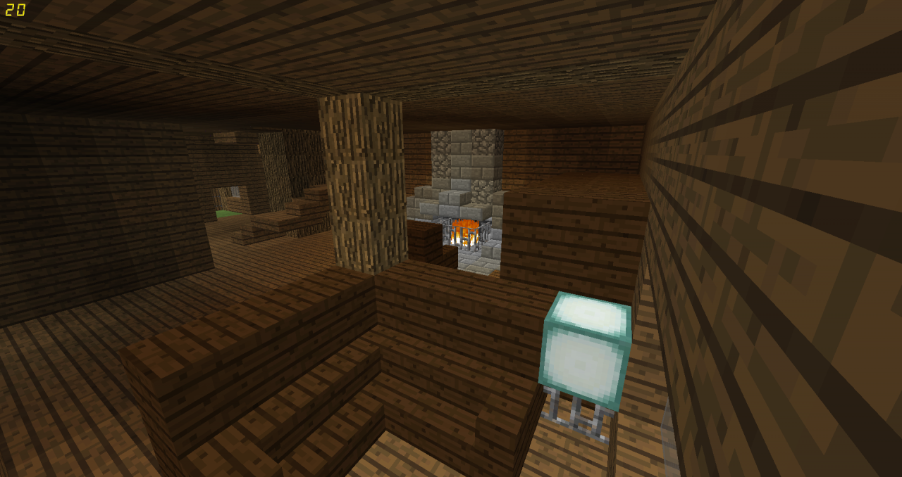 Blue Builds Rustic House Minecraft Map