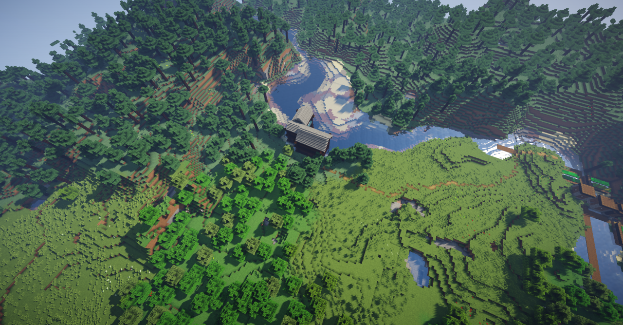 A "Cabin in the woods" Minecraft Map