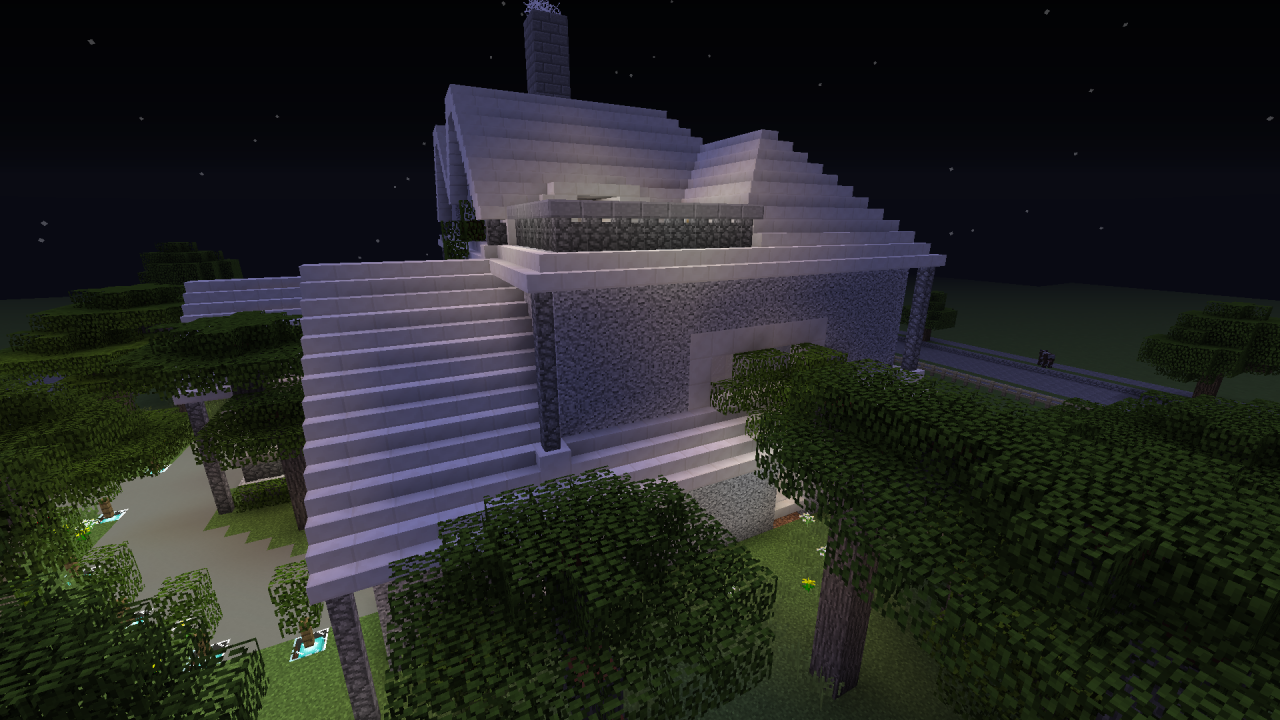 futuristic modern house by You. Minecraft Map