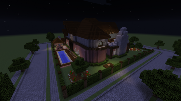 Redstone Brick Mansion Minecraft Map