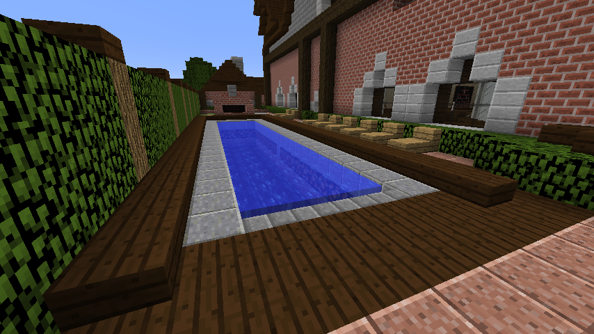 Redstone Brick Mansion Minecraft Map