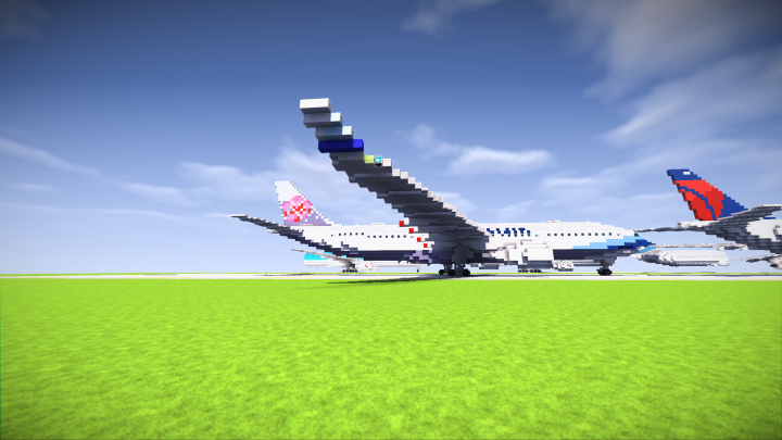 Airbus A330-300 Minecraft Map