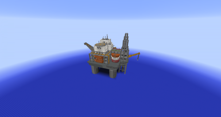Oil rig/ Bohrinsel Minecraft Map