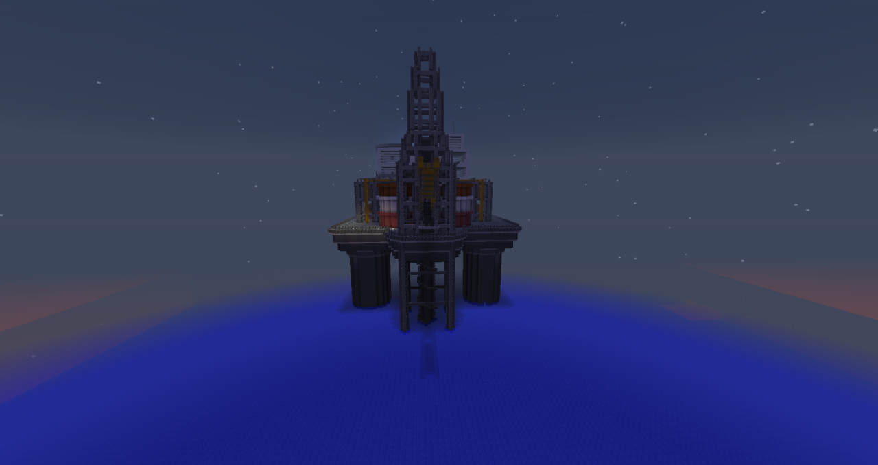 Oil rig/ Bohrinsel Minecraft Map