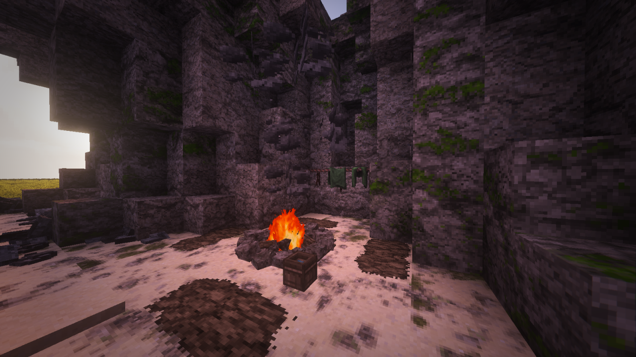 Realistic Beach of shipwreck / Conquest Reforged! Minecraft Map