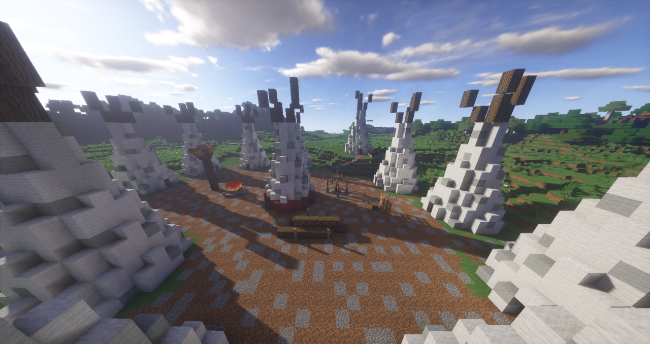 Indians camp Minecraft Map