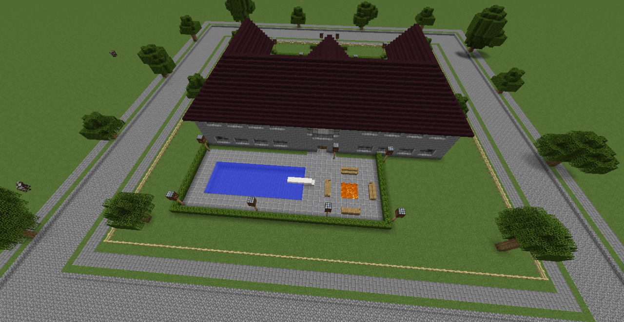 Mansion for Behind the Picket Fence Minecraft Map