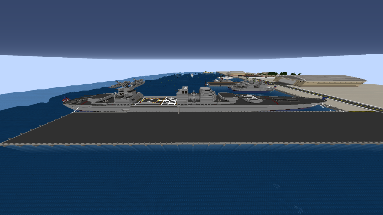 USS Alaska BBGN-66 Minecraft Map