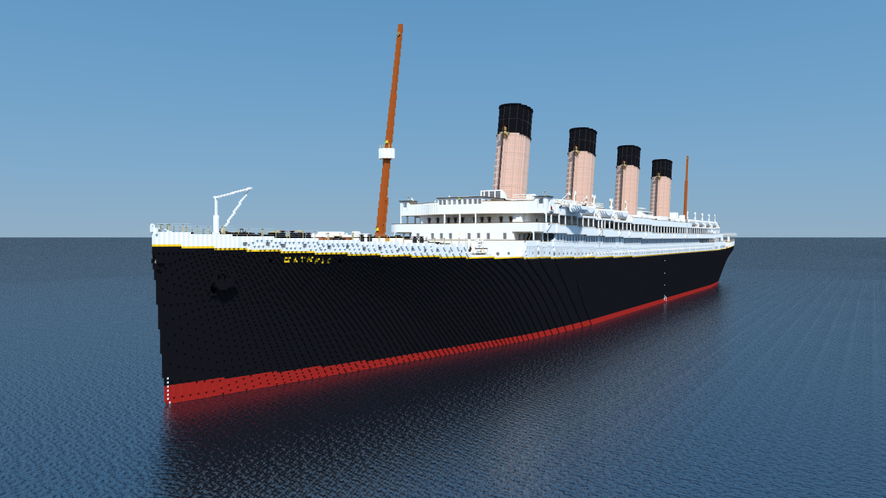 RMS Olympic 5:1 in Minecraft. Minecraft Map