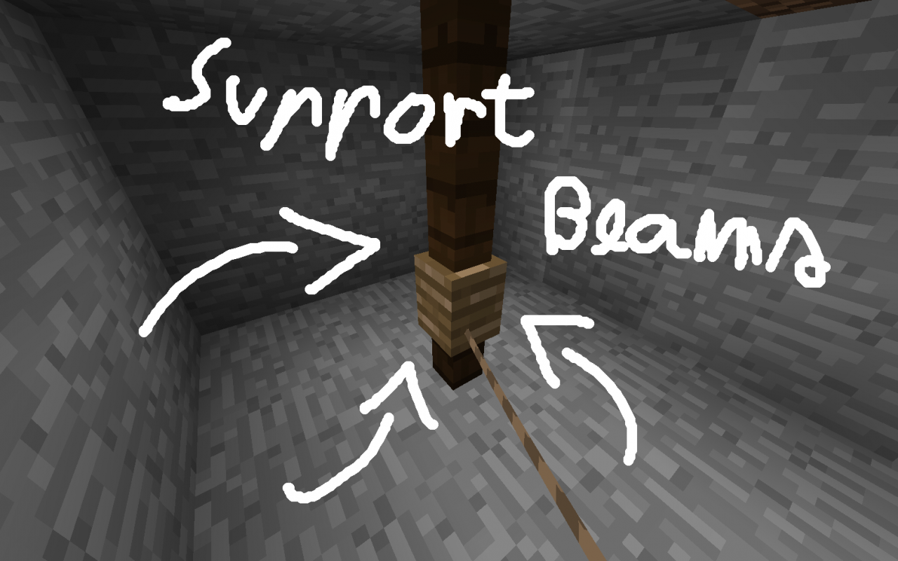 Support beams to Minecraft -- Minedeas 2 Minecraft Blog