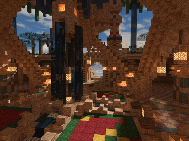 Server Spawn, Pyramid edition Minecraft Map