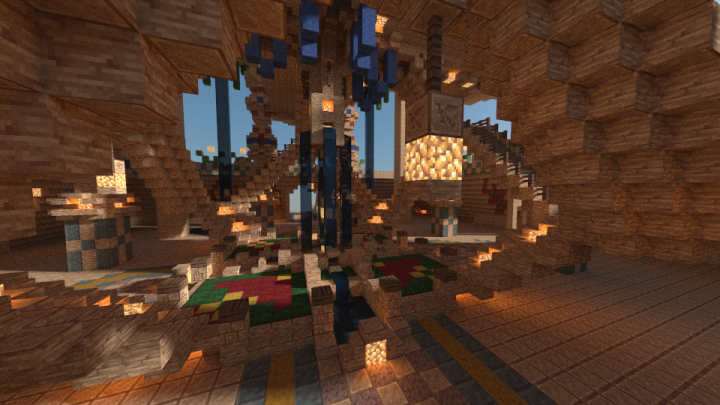 Server Spawn, Pyramid edition Minecraft Map