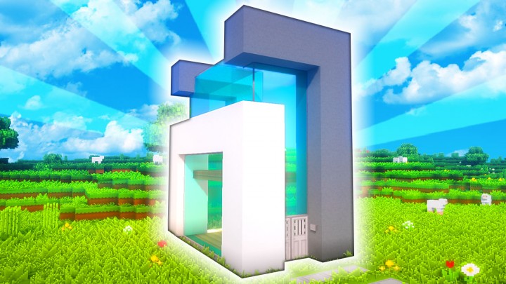 SIMPLE MODERN INDUSTRIAL HOUSE Minecraft Map