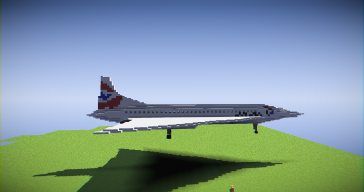British Airways BAC Concorde (Updated) Minecraft Map