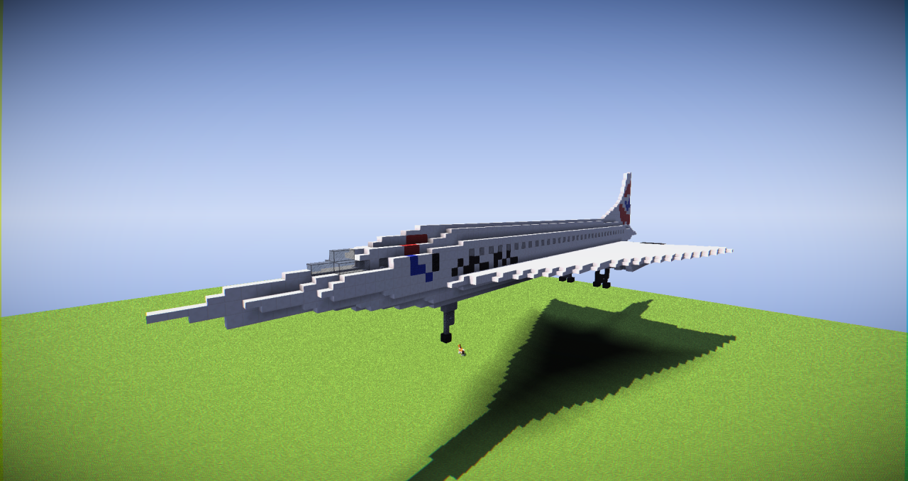 British Airways BAC Concorde (Updated) Minecraft Map