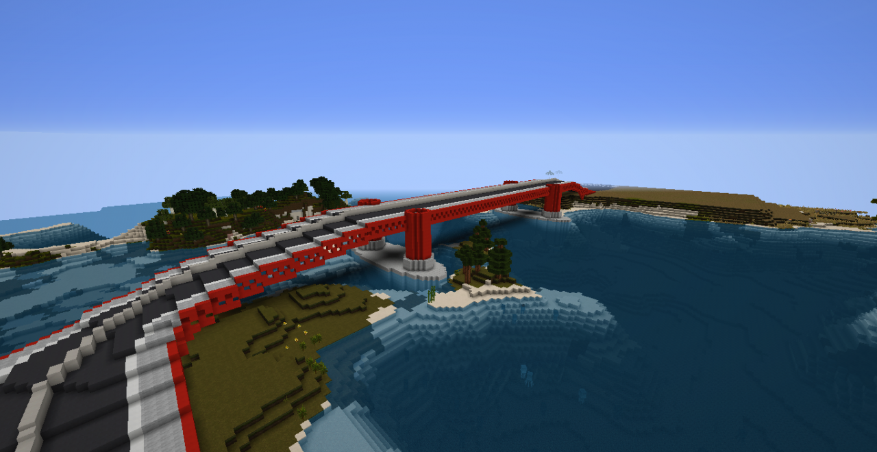 Golden Gate Bridge//own design Minecraft Map