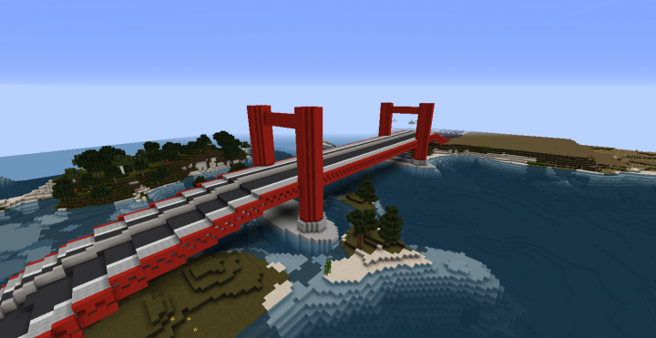 Golden Gate Bridge//own design Minecraft Map