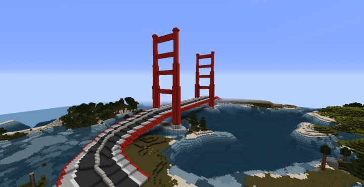 Golden Gate Bridge//own design Minecraft Map
