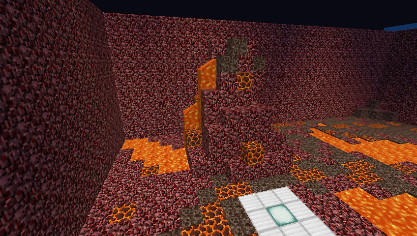 Find the button! Minecraft Map