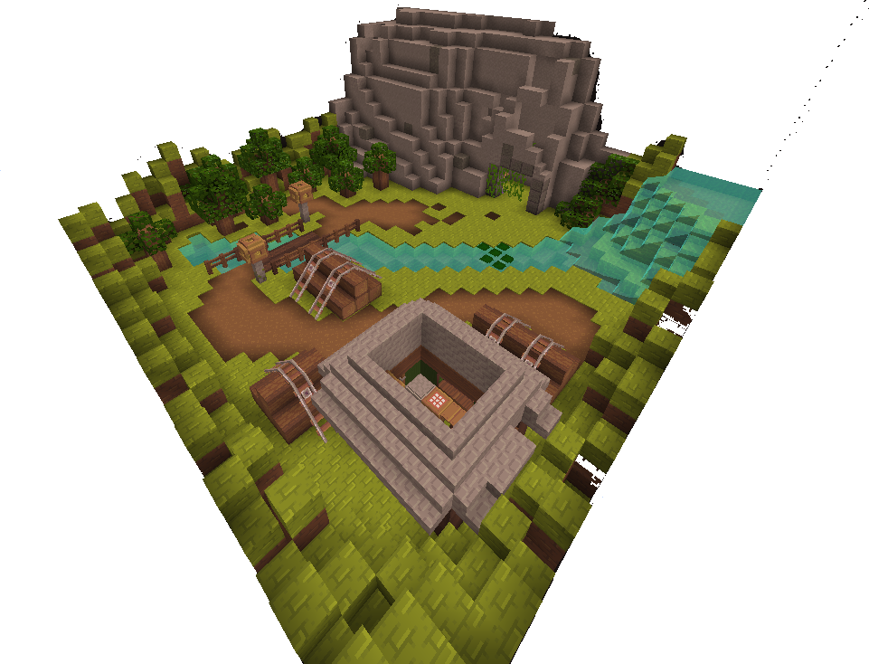 Pixel War Minigame Minecraft Map