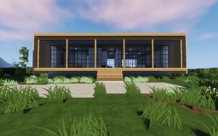 Cozy Modern Home Minecraft Map
