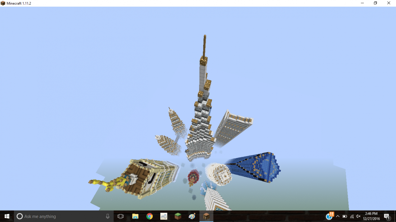 City With the Biggest Buildings (1:4 Scale) Minecraft Map