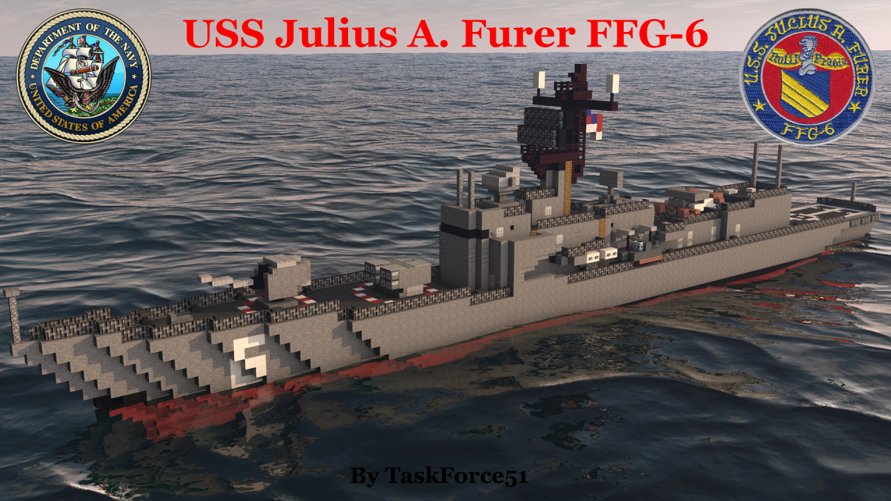 USS Julius A. Furer (FFG-6) Minecraft Map