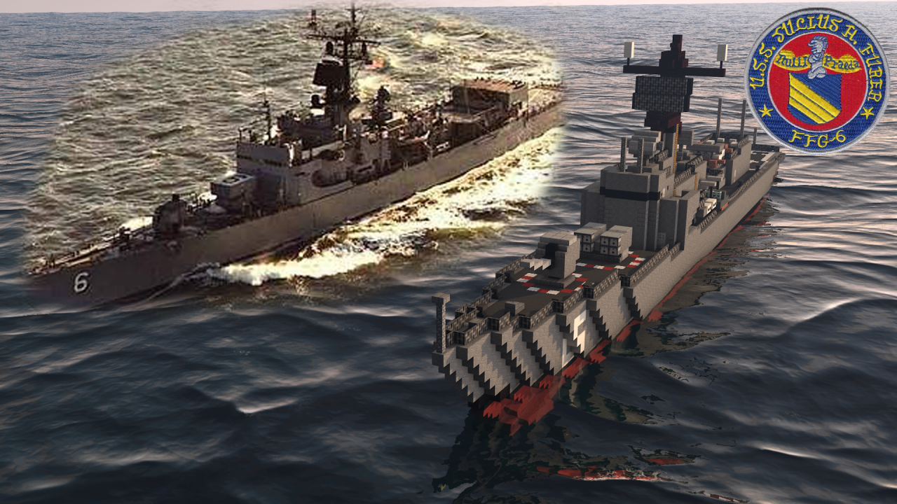 USS Julius A. Furer (FFG-6) Minecraft Map