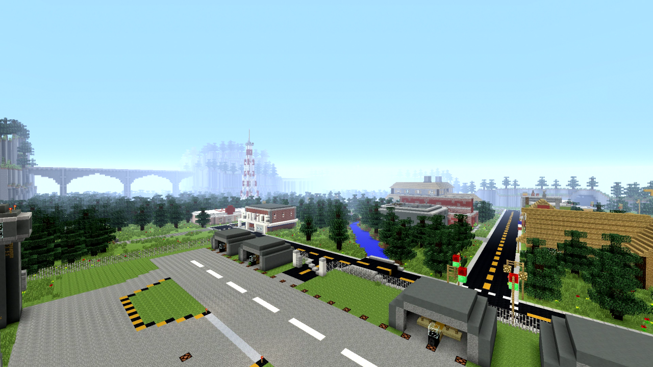 Small Town Map Minecraft Map