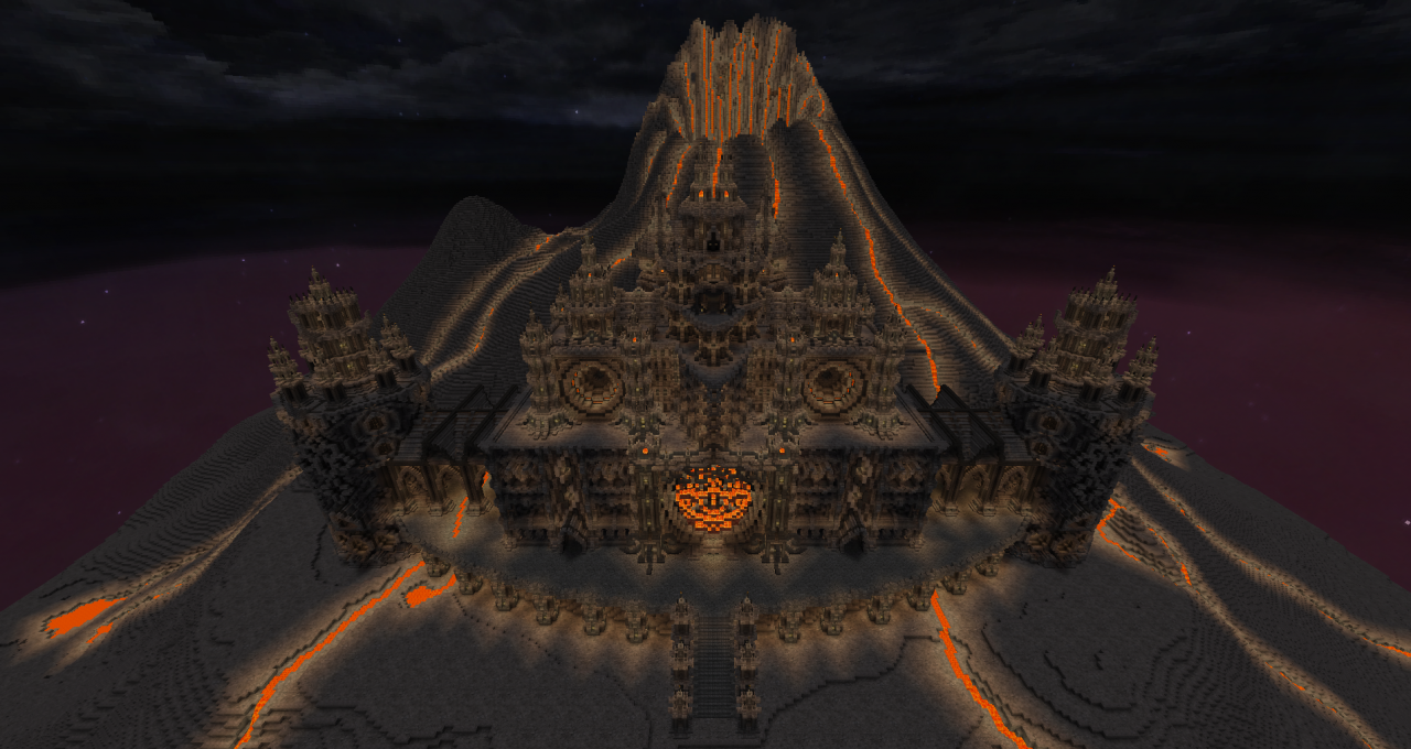 Volcano Castle Minecraft Map