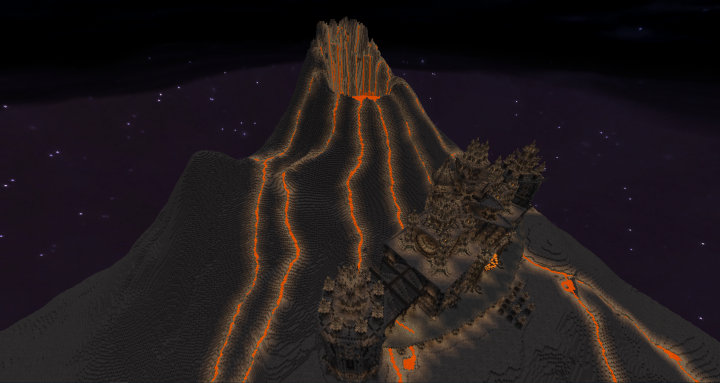 Volcano Castle Minecraft Map