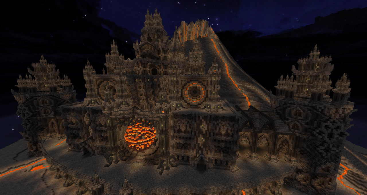 Volcano Castle Minecraft Map