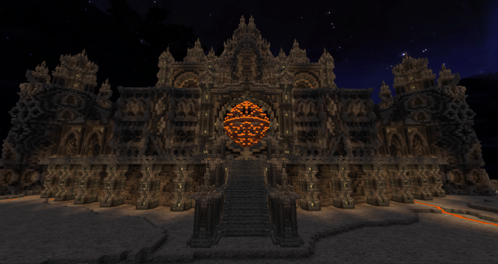Volcano Castle Minecraft Map