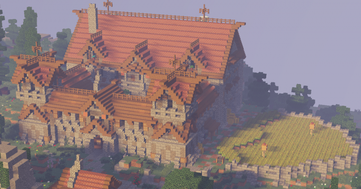 Small Medievam Manor Minecraft Map