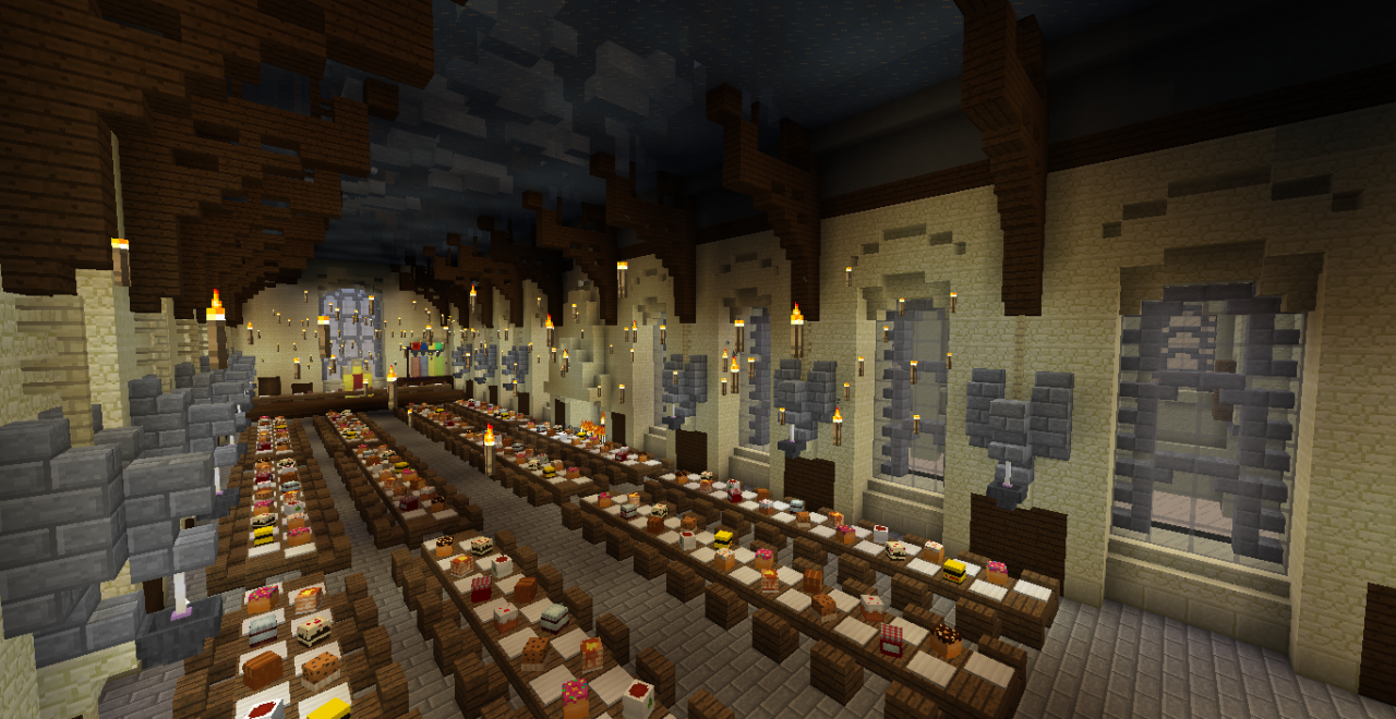 My Great Hall of Hogwarts (new) Minecraft Map