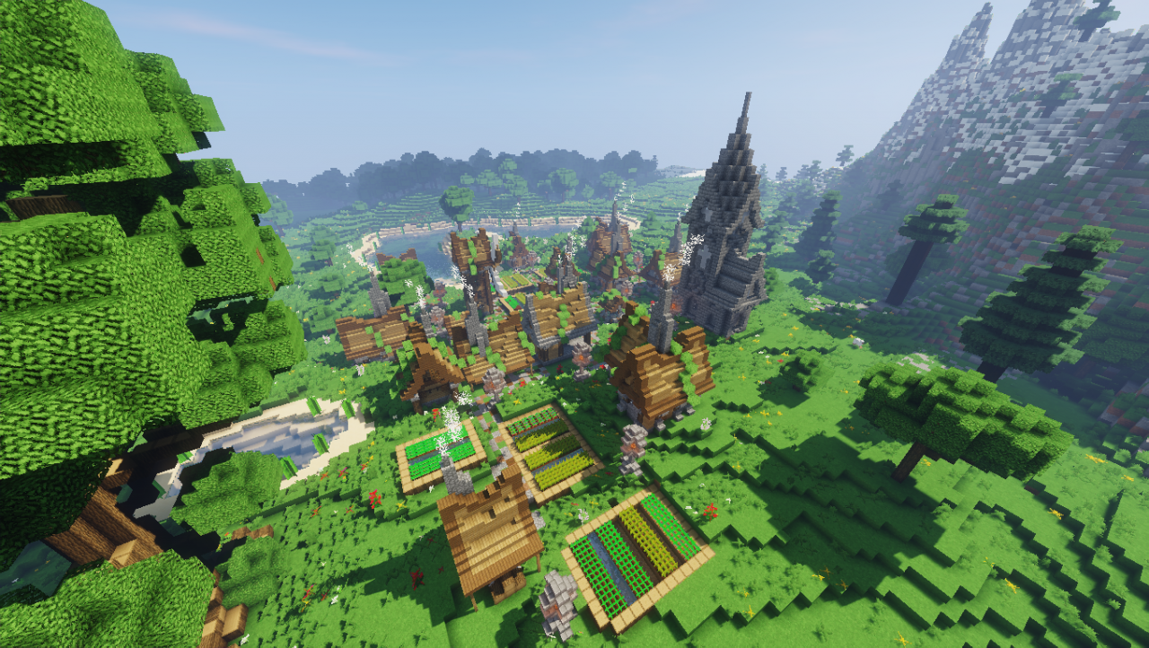 Village minecraft Minecraft Map