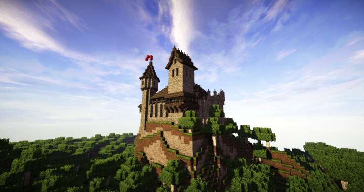 Danazar Fort - Medieval Fort Minecraft Map